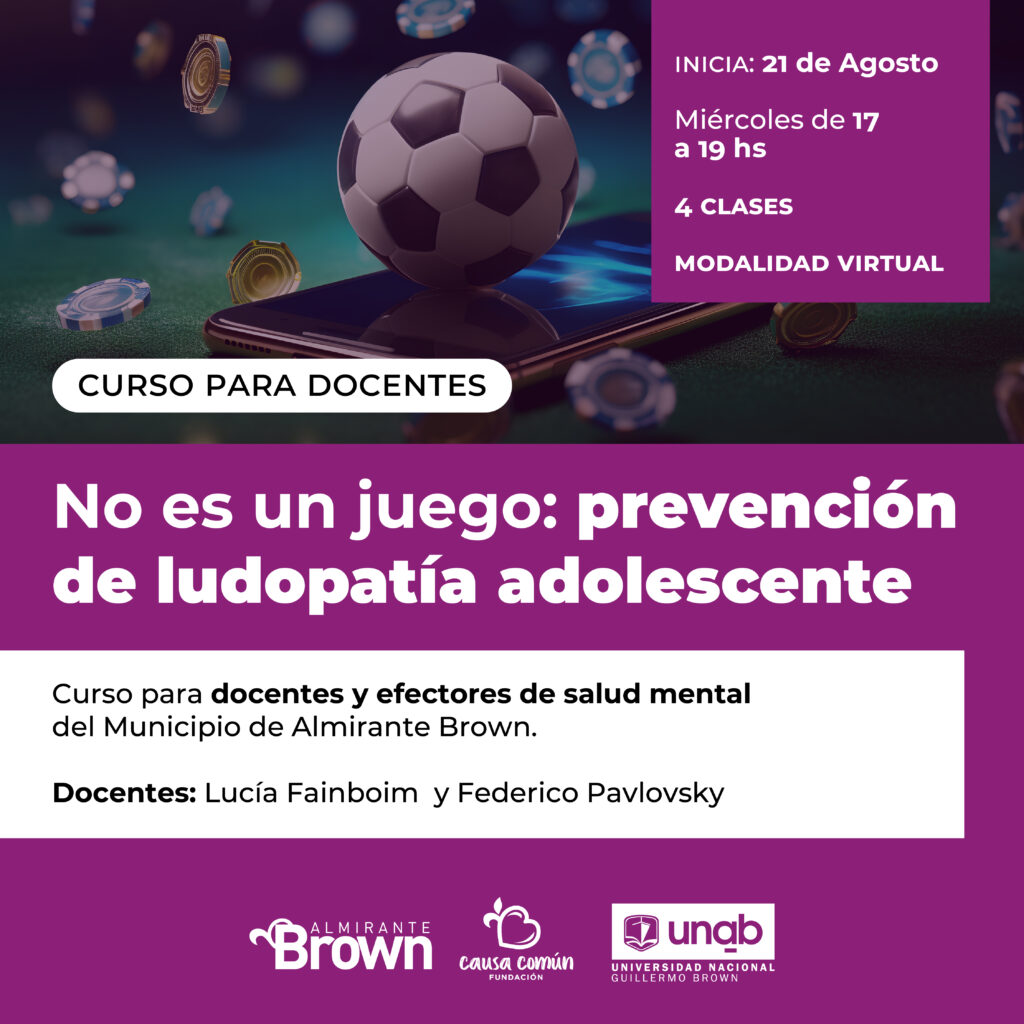 Ludopatia – Programa Ludopatia – Universidad Nacional Guillermo Brown